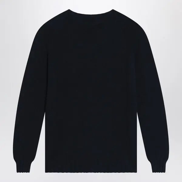 Tagliatore Crew Neck Cashmere Sweater - Blue