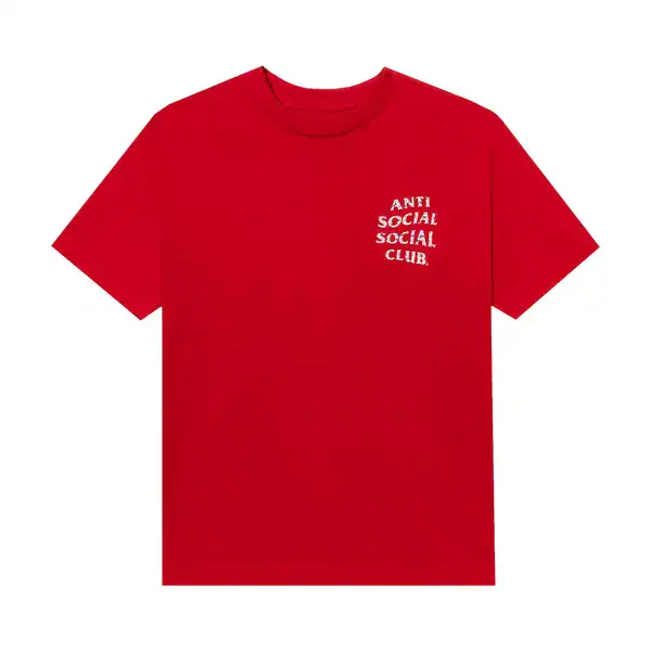 Anti Social Social Club X Case Study Flag Tee Red Editorialist