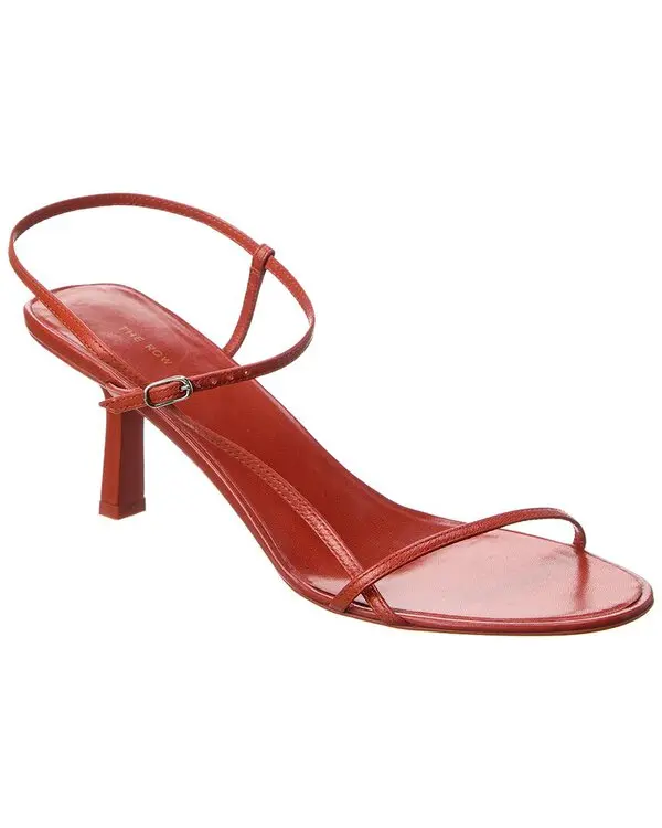 Buy THE ROW Bare Leather Sandal - Red At 36% Off | Editorialist