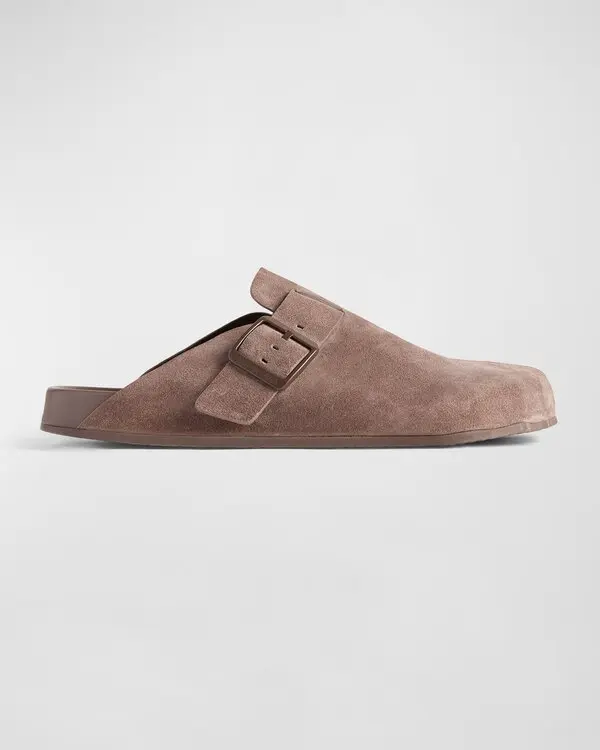 Balenciaga Sunday Mules - Cold Brown