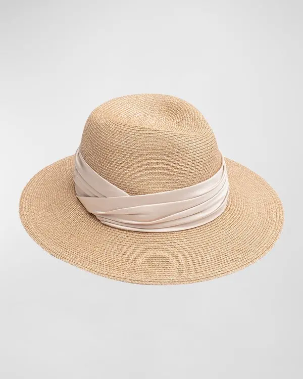 Eugenia Kim Courtney Straw Fedora - Sand