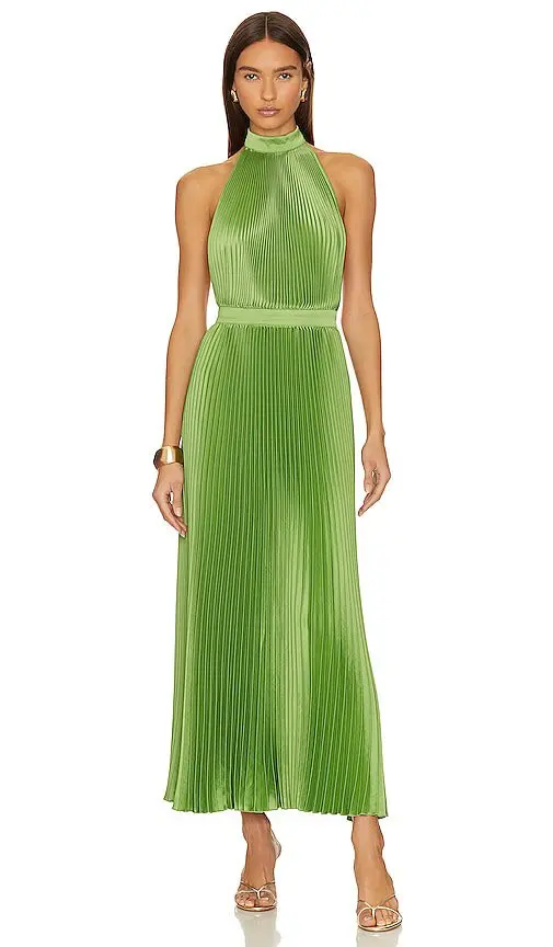 green lidee dress Opera Gown - Capri Green – L'IDÉE main image 0