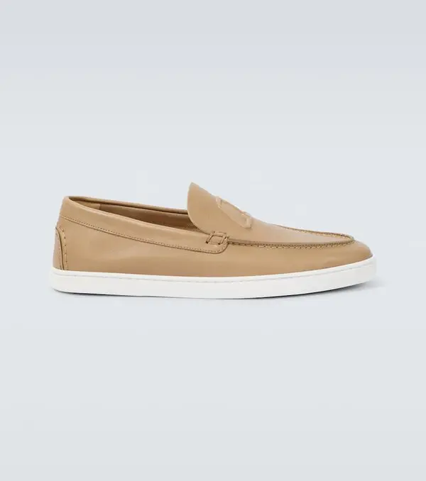 CHRISTIAN LOUBOUTIN Varsiboat Loafers - Beige