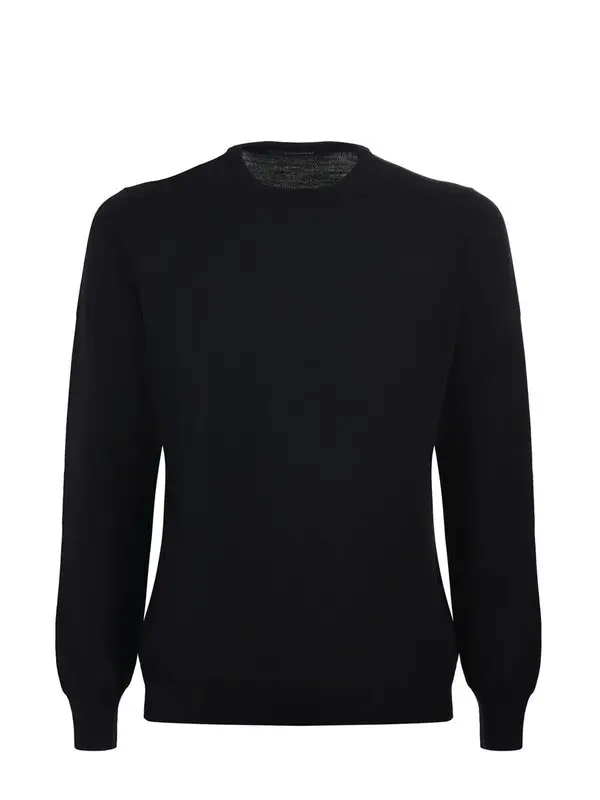 Tagliatore Virgin Wool Sweater - Black