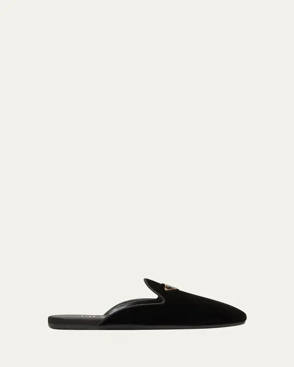 靴 PRADA Velvet Mules 靴 PRADA Velvet Mules Prada Velvet Mules women - Glamood Outlet