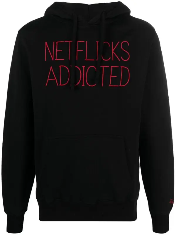 MC2 SAINT BARTH Slogan-embroidered Hoodie