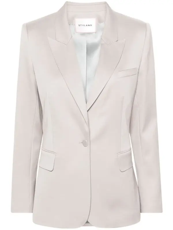 STYLAND Gathered-sleeve Blazer
