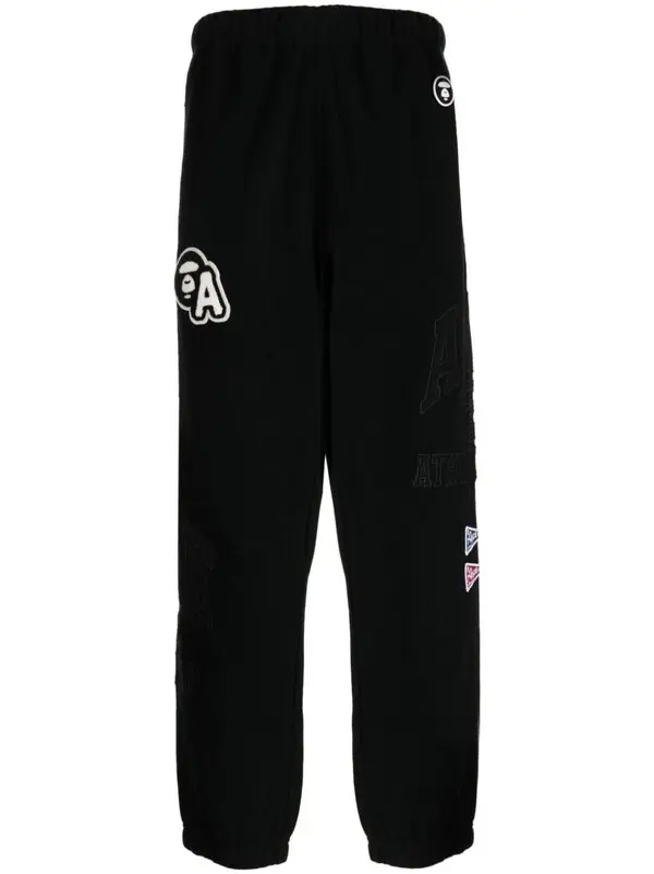 AAPE BY *A BATHING APE® Logo-appliqué Cotton Track Pants