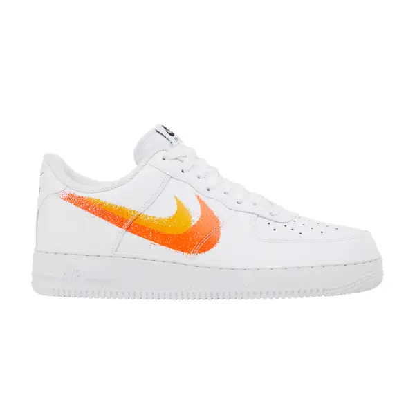 Nike Air Force 1 '07 'spray Paint Swoosh' Sneakers - White