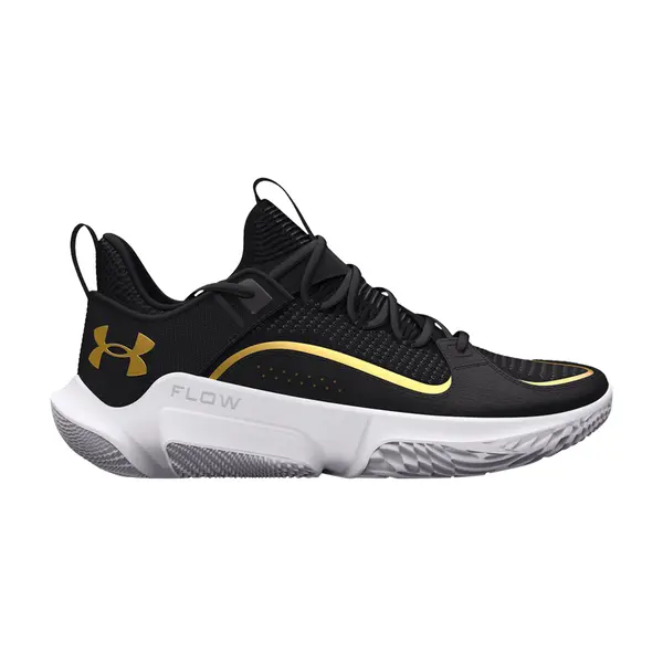 Under Armour Flow Futr X 3 Metallic Gold Sneakers - Black