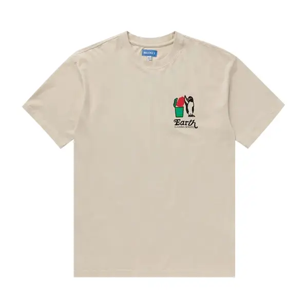 MARKET Cleaning Service T-shirt 'ecru - Cream