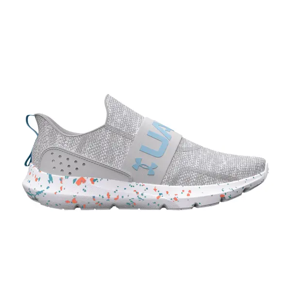 Under Armour Surge 3 Slip Paint Splatter - White