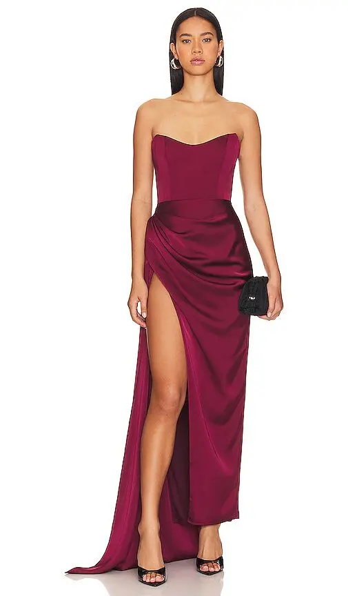 Katie May Bita Gown - Bordeaux