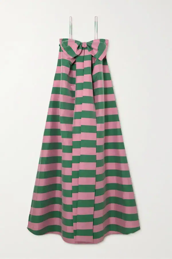 pastel olive green dress Olive Bloom Gown– Teuta Matoshi main image 1