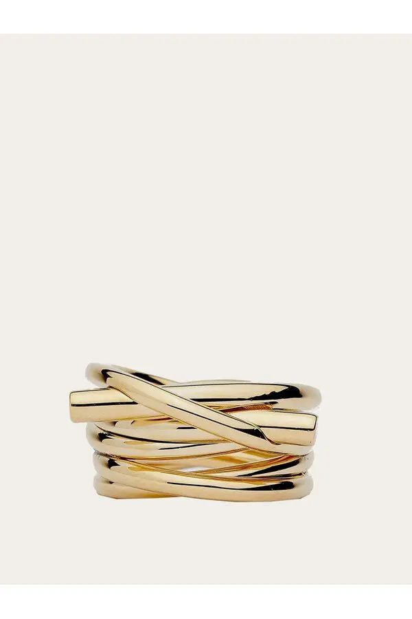 FERRAGAMO Gancini Brass Ring