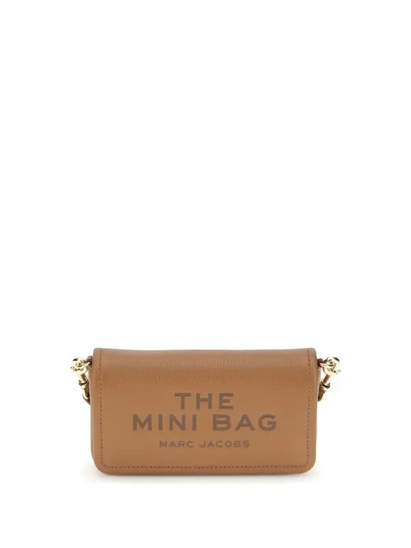 Marc Jacobs Grained Leather Mini Shoulder Bag - Brown