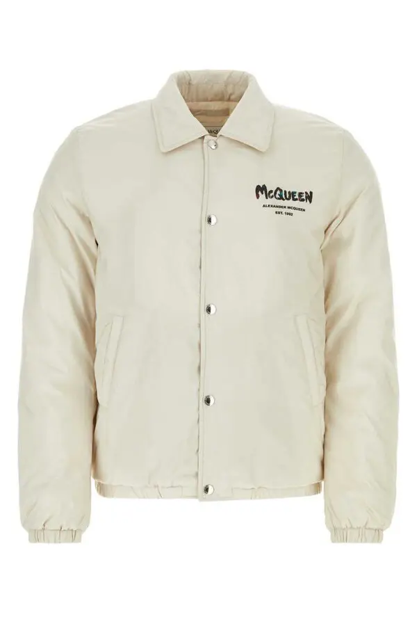 Alexander McQueen Padded Jacket - Beige O Tan