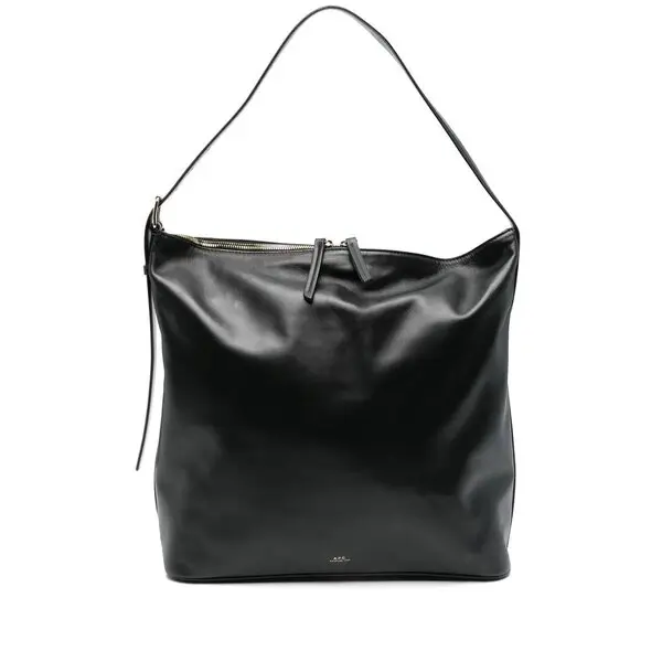 A.p.c. Bag With Top Zip Fastening - Black