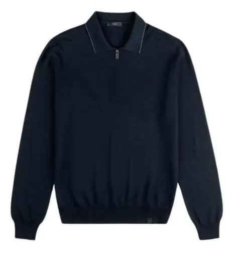 FAY Polo Neck Top - Multicolor