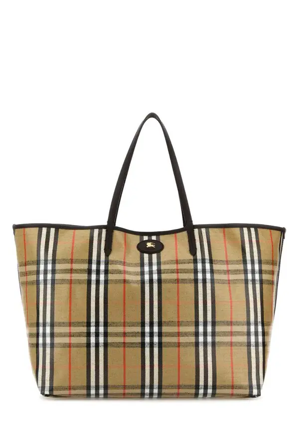 Burberry Large Highlands Shopping Bag - Multicolor