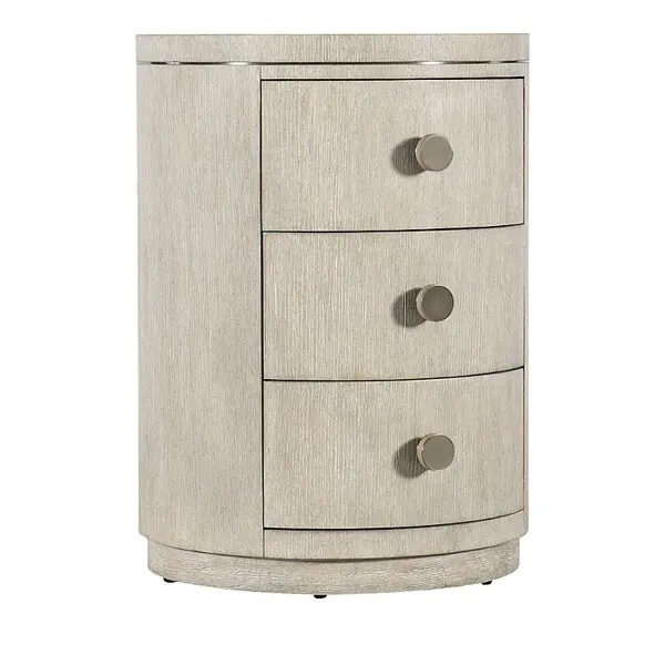 HOOKER FURNITURE Modern Mood Round Nightstand - Cream