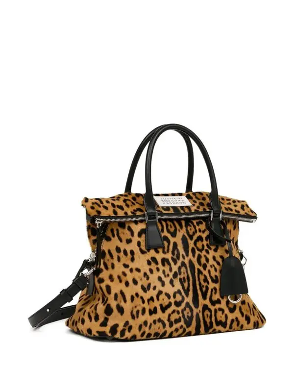 MAISON MARGIELA Shoulder Bag - Leopard/black