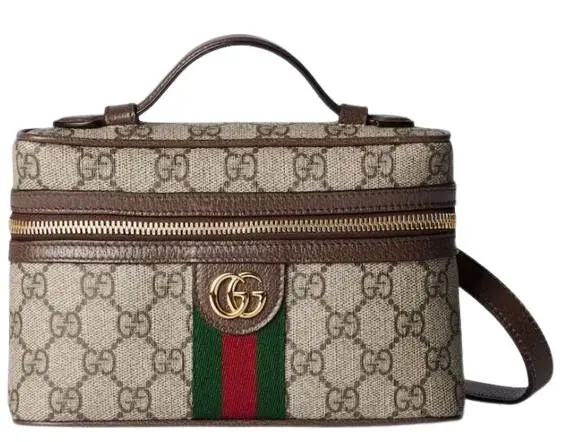 Gucci Leather Chain Wallet - Multicolor