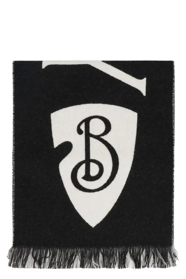Burberry Wool Scarf - Black