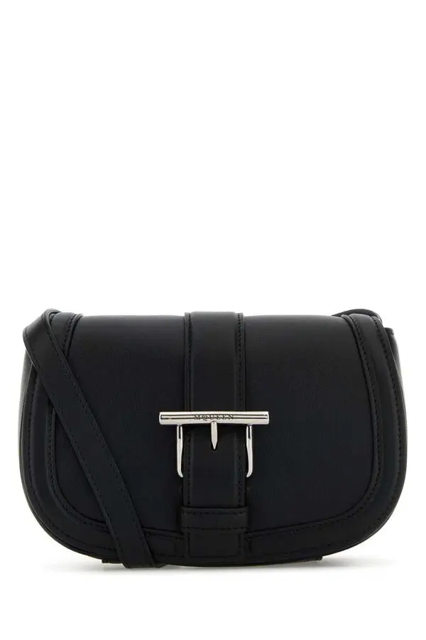 Alexander McQueen Mini Satchel Crossbody Bag - Black