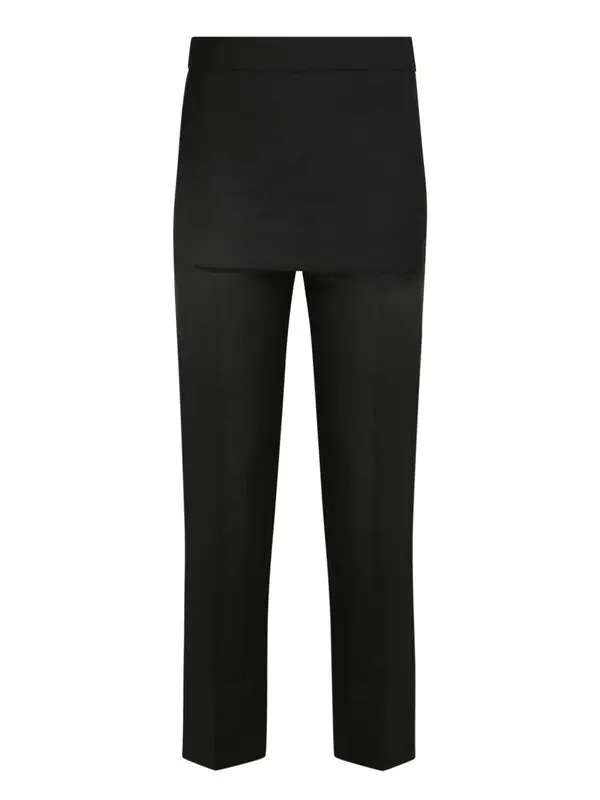 Givenchy Skirt-detail Slit Trousers