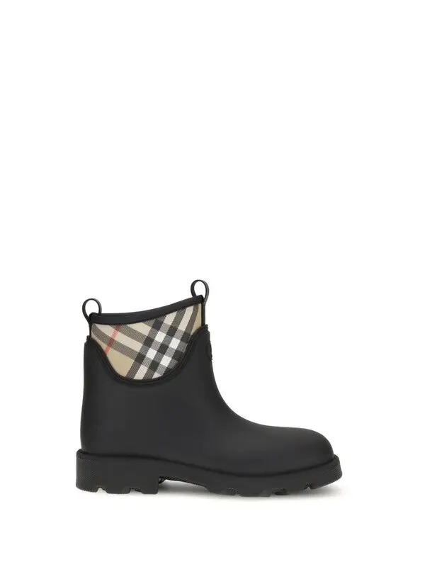 Burberry Marsh Stamp Ankle Boots - Black