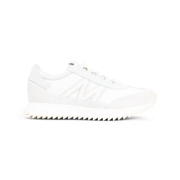 Moncler Pacey2 Leather Sneakers - Beige