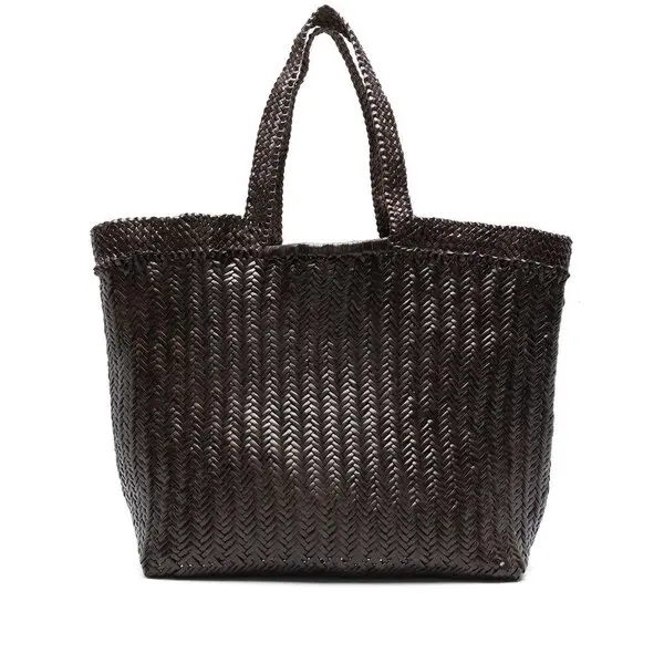 Dragon Diffusion Woven Tote - Brown