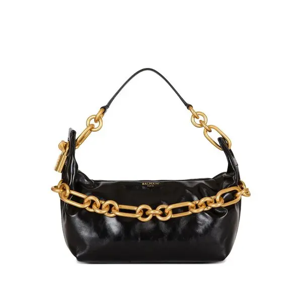 Balmain Leather Handbag - Black