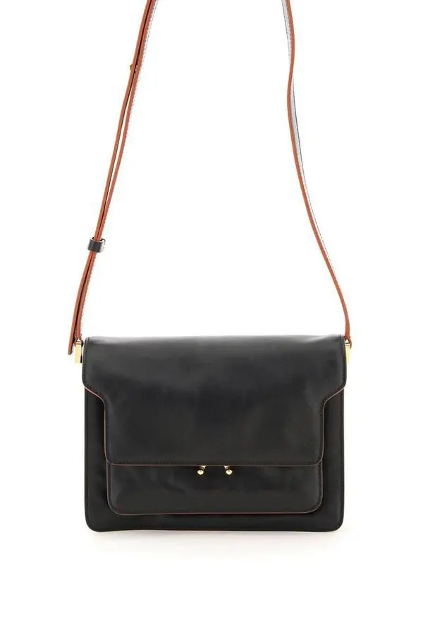 Marni Medium Trunk Soft Bag In Black - 33% Off | Editorialist