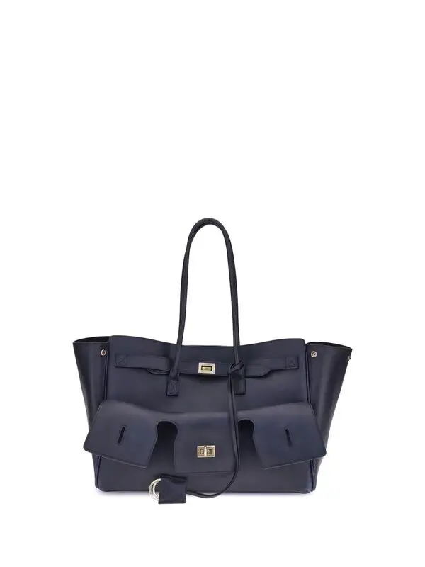 Balenciaga Bel Air Medium Shoulder Bag - Blue