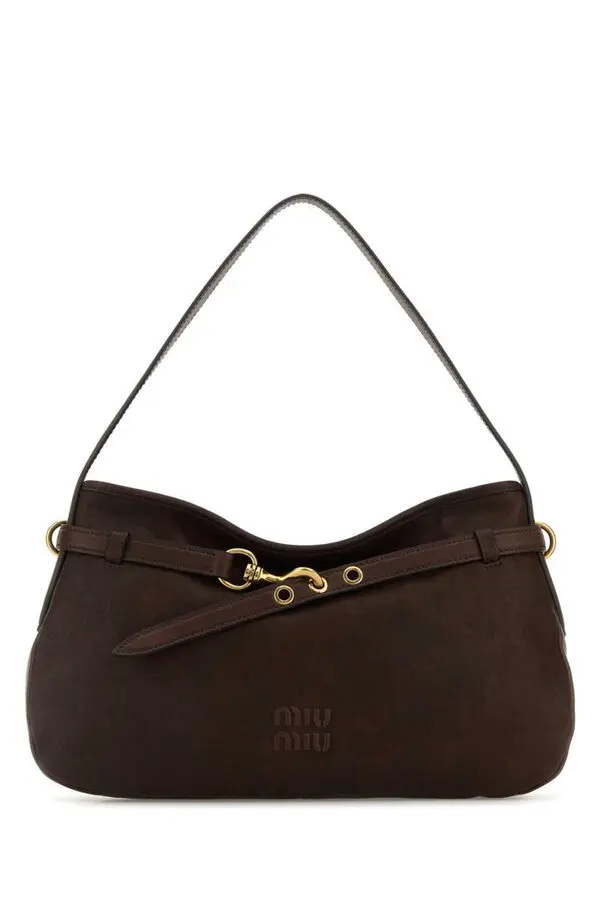 Miu Miu Aventure Shoulder Bag - Brown