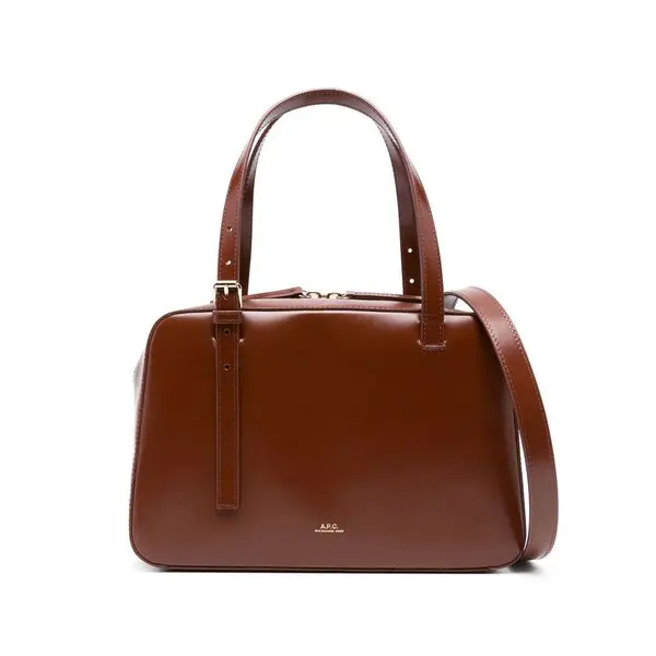 A.p.c. Top Handle Bag - Brown