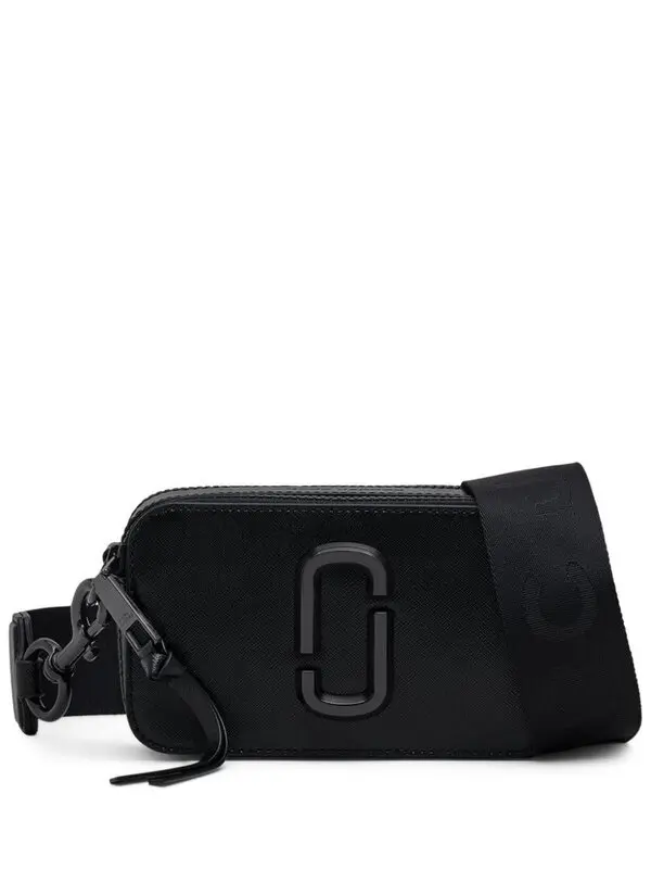 Marc Jacobs The Snapshot Leather Crossbody Bag - Black