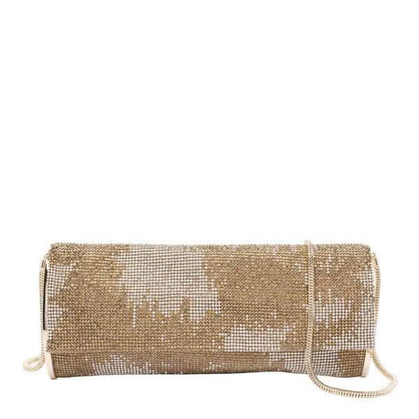 Benedetta Bruzziches Kate Crystals Crossbody Bag - Gold