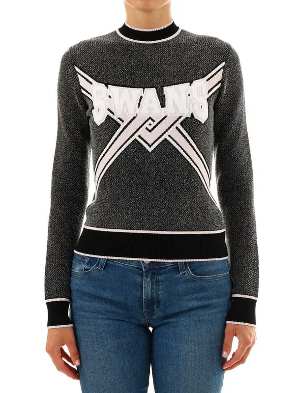 Off-White Swan Knitwear - Grey
