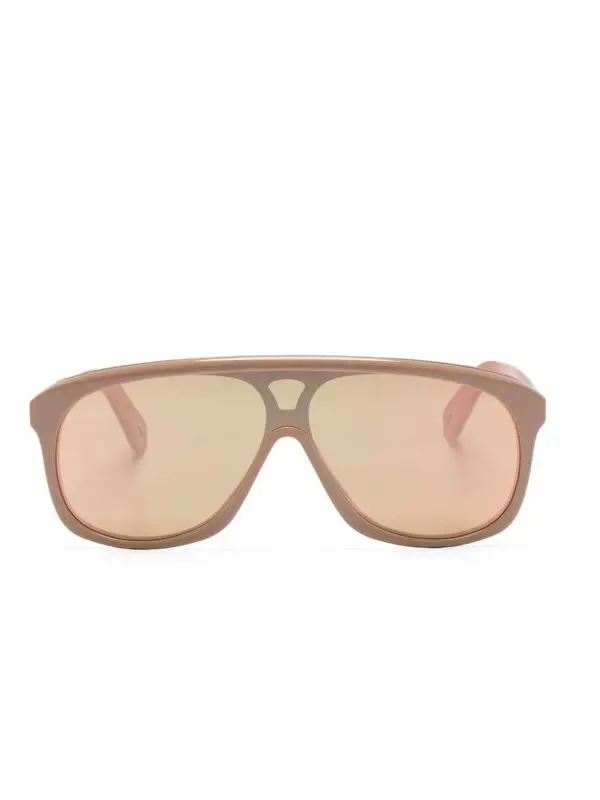 Chloé Jasper Shield Sunglasses - Neutrals