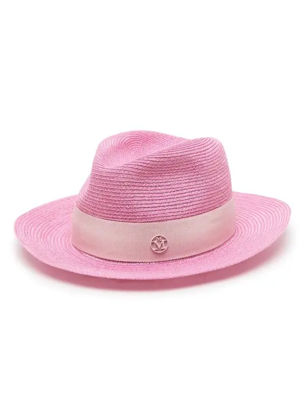 MAISON MICHEL Henrietta Hemp Hat - Pink