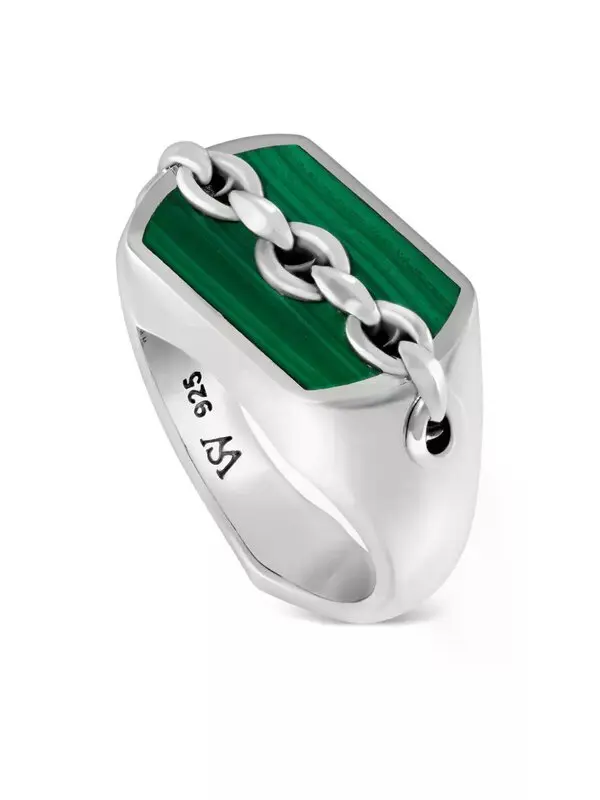 Stephen Webster Inline Signet Logo-engraved Ring - Silver