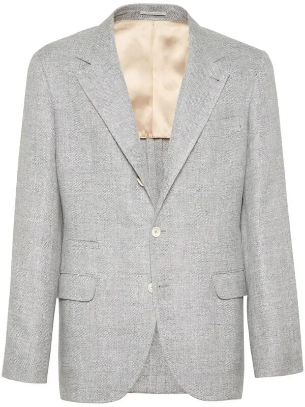 Brunello Cucinelli Notched-lapels Single-breasted Blazer