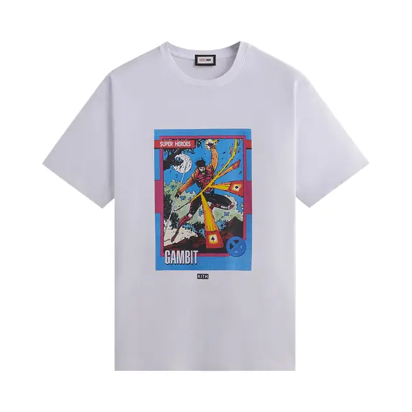 Kith For X-men Gambit Card Vintage Tee - White