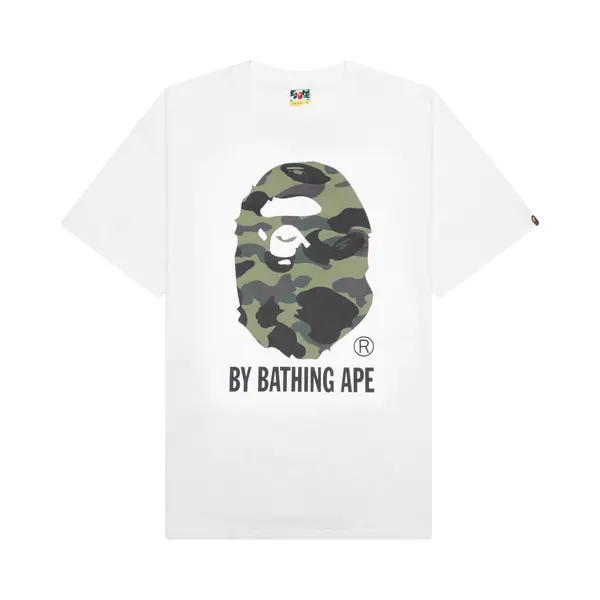 BAPE 1st Camo Bathing Ape Tee /green - White
