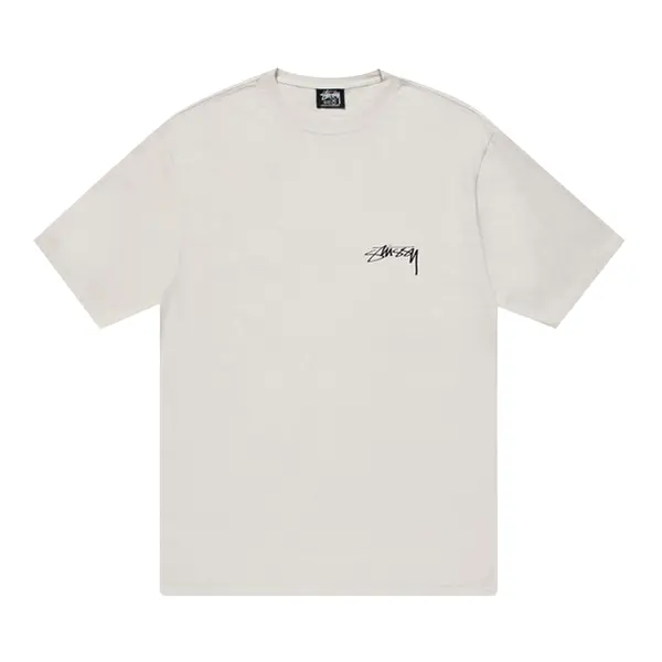 StÜssy 100% Pigment Dyed Tee - White