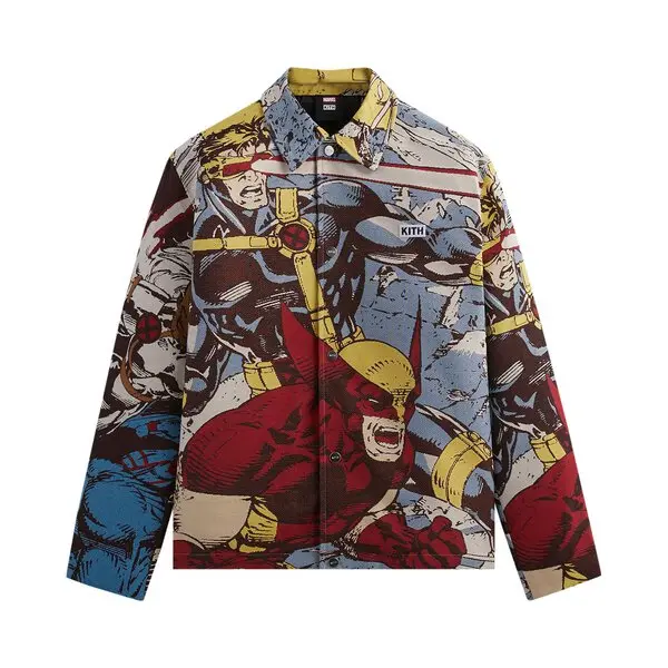 Kith For X-men Tapestry Coaches Jacket - Multicolor