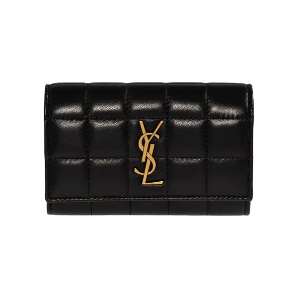 Saint Laurent Compact Card Case - Black | Editorialist